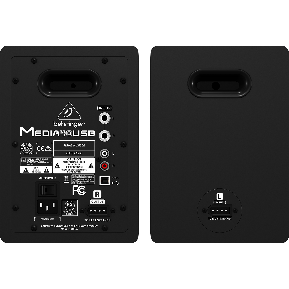 Behringer MEDIA40USB - Mr. Músico®